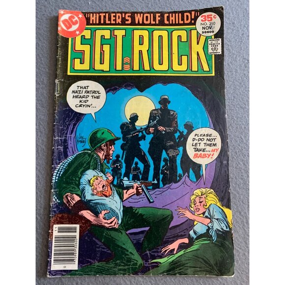 DC Comics | Other | Vintage Sgt Rock Comic Book 3 Nov 1977 Dc Comics ...